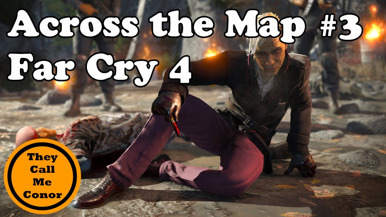 Across the Map #3: FarCry 4 TimeLapse Walking across the Kyrat map with ...