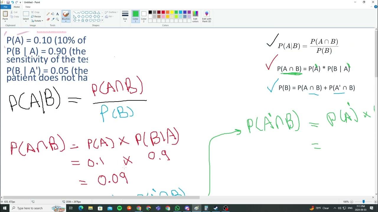 probabilities example 10 - YouTube