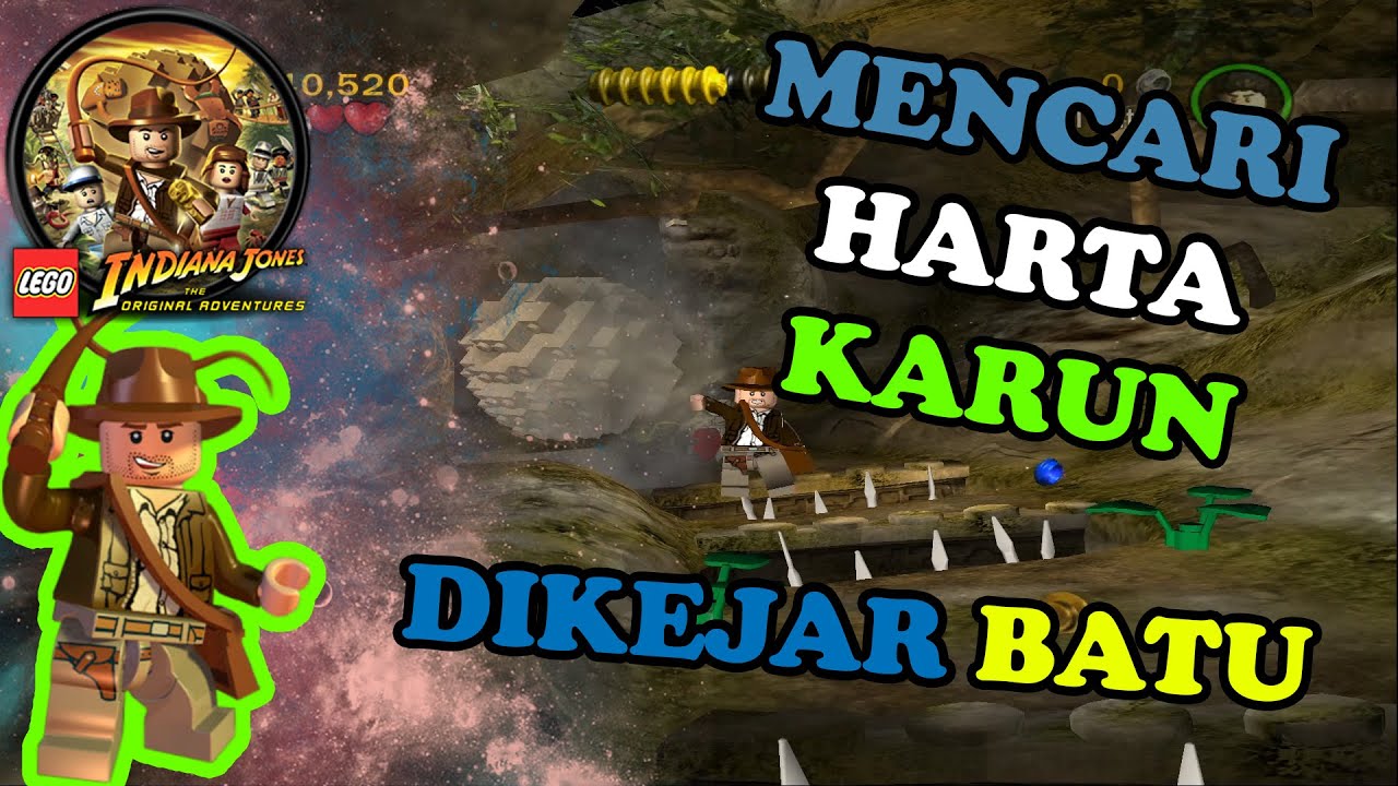 DIKEJAR SAMA BATU!! || LEGO INDIANA JONES GREAT ADVENTURE #1 - YouTube