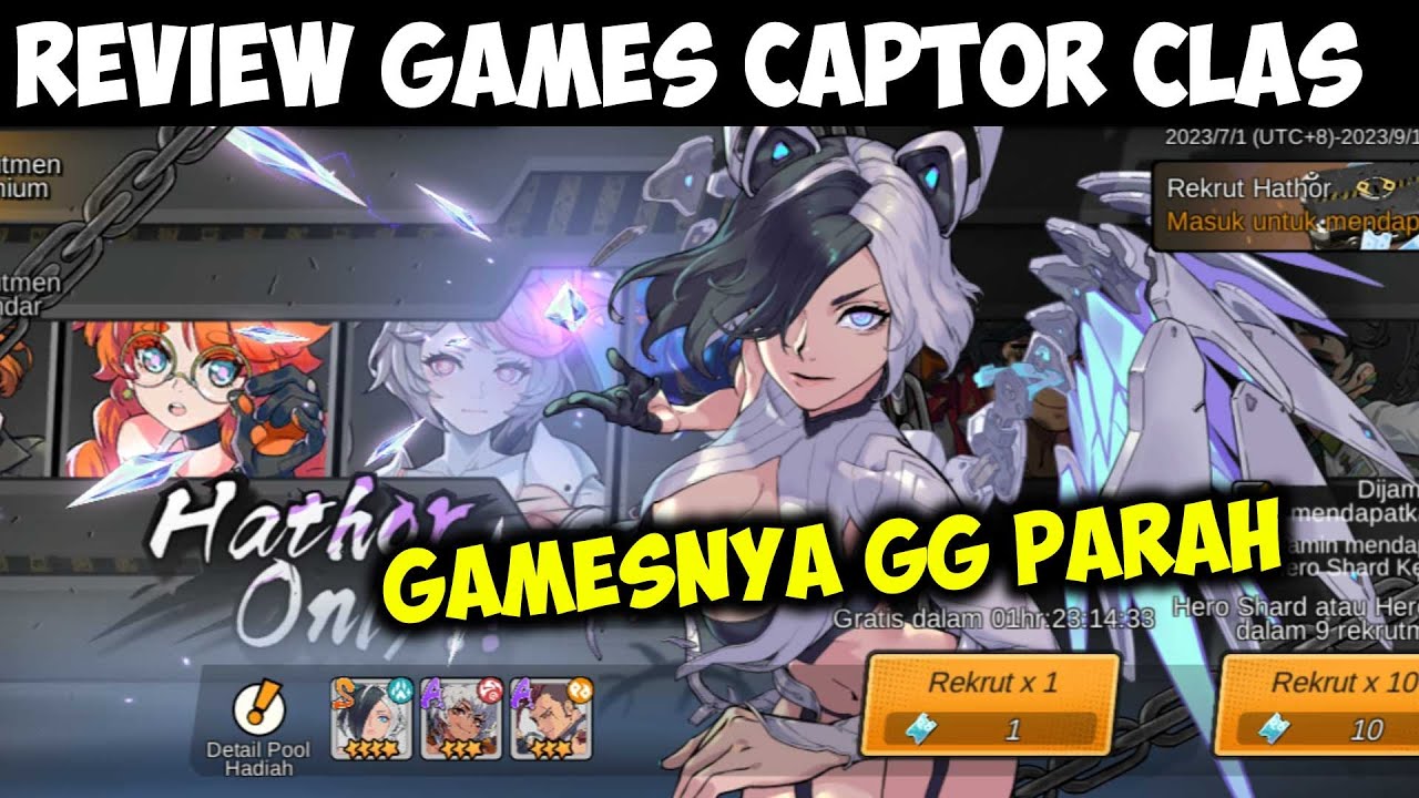 REVIEW GAMES CAPTOR CLAS | NAGIH BANGET SIH GAMENYA | MIRIP GRAND CHASE ...