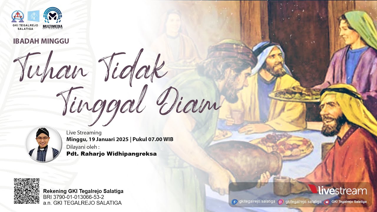 Ibadah Minggu - 19 Januari 2025 | TUHAN TIDAK TINGGAL DIAM - YouTube