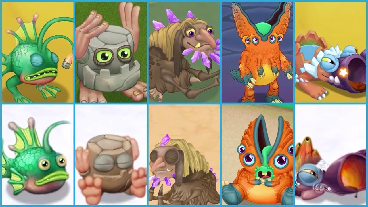 The BABY MONSTERS vs The ADULT MONSTERS | My Singing Monsters | Part ...