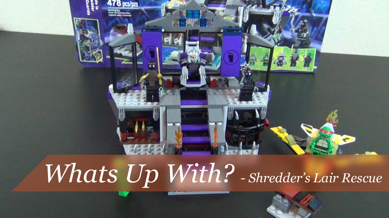 What's Up With - Lego Ninja Turtles Shredder's Lair Rescue Set #79122 ...