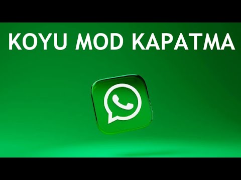 Whatsapp Koyu Mod Kapatma Nasıl Yapılır?