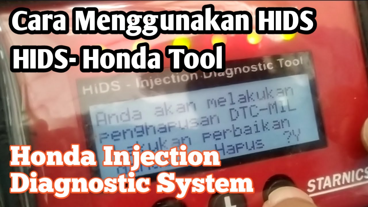Cara Menggunakan HIDS Tool Honda II Scaner Motor Honda - YouTube