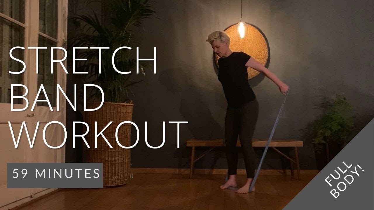 Stretch band workout | Full body | 💪💪💪 | ⌛ 59 mins - YouTube