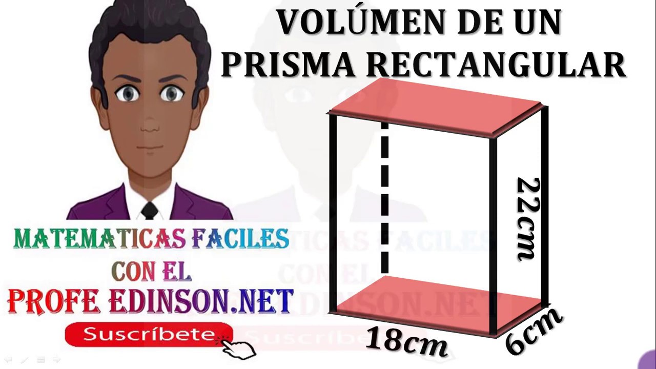 VOLUMEN DE UN PRISMA RECTANGULAR PASO A PASO | SUPER FACIL Y BIEN ...