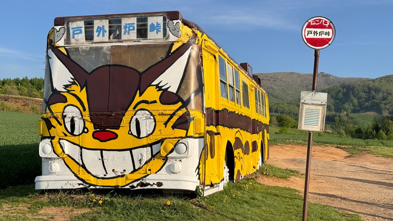 Amazing Catbus at Totoro Pass | 2.5 minutes Hokkaido viewing - YouTube