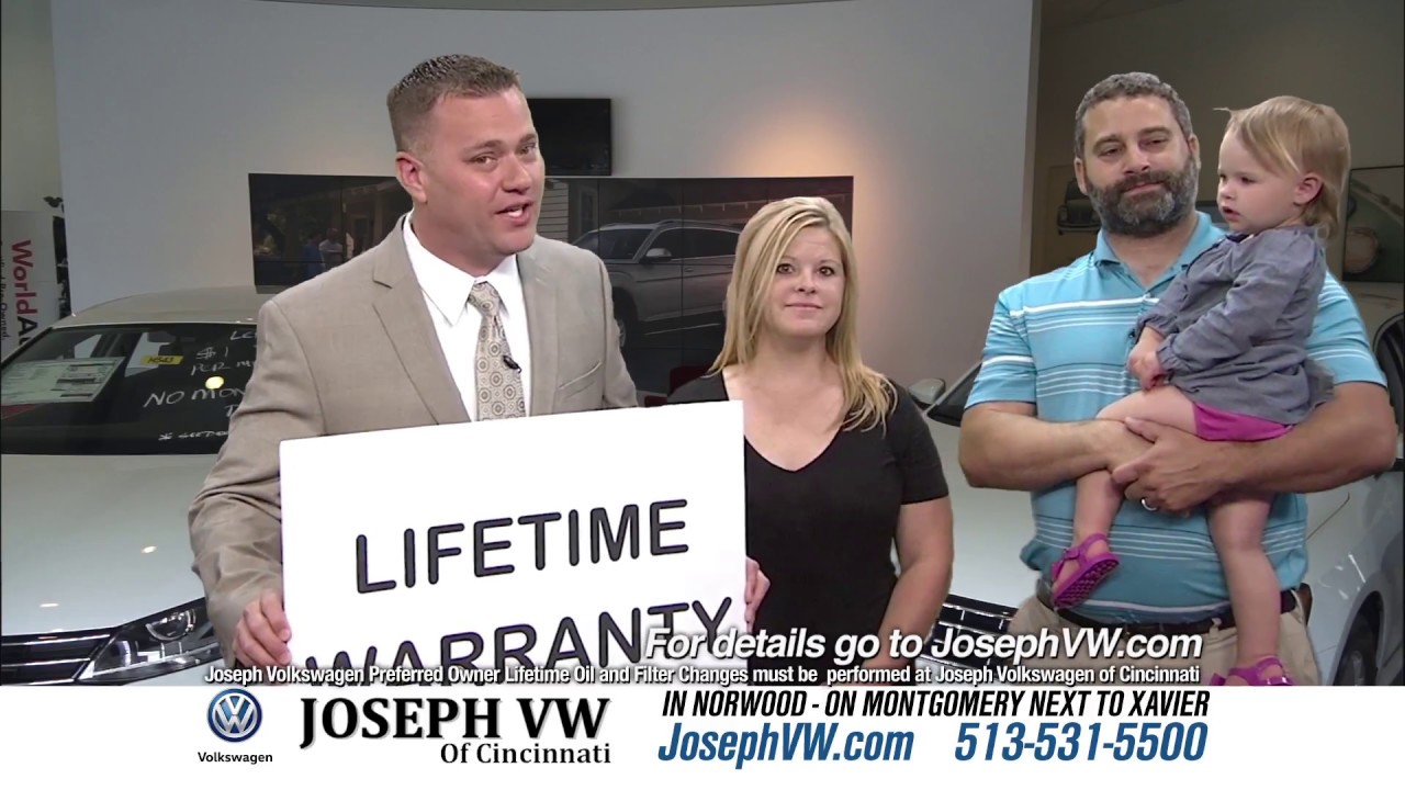 Joseph VW June Lifetime Warranty Commercial - YouTube