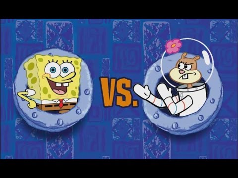 SpongeBob SquarePants: Typing Tournament Jumbo Grand Final with cheese SpongeBob vs. Sandy - YouTube