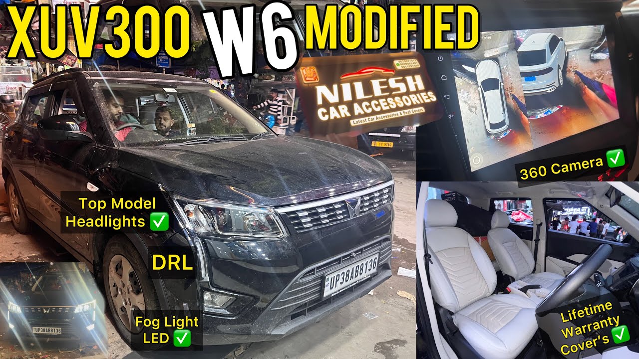 2023 Xuv300 W6 Converted to W8 With Mahindra Genuine Accessories 🔥 ...