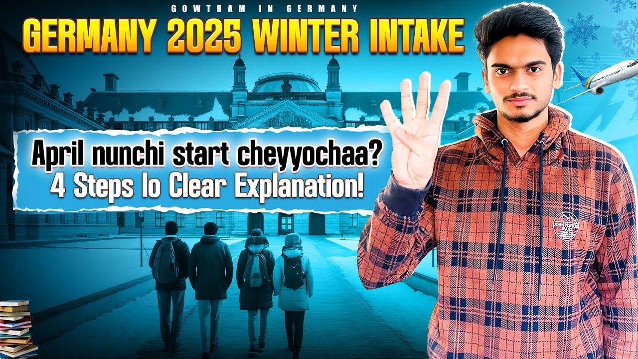 Germany 2025 Winter Intake April nunchi process start cheyaccha?|4 ...