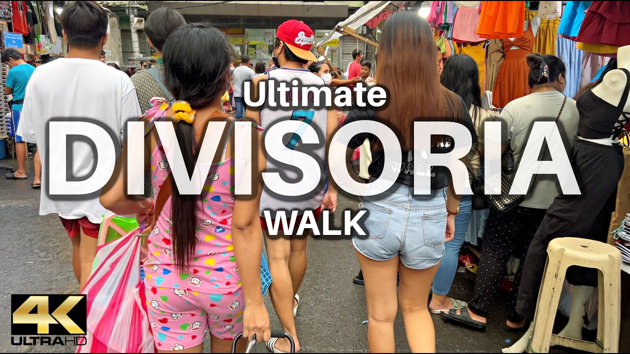 Real Walking Experience in DIVISORIA Manila Philippines [4K] - YouTube