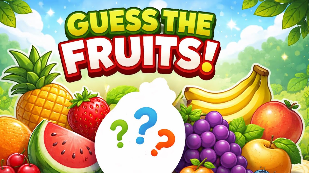 Guess the fruits #toddlerslearning #kidslearning #englishlearning # ...