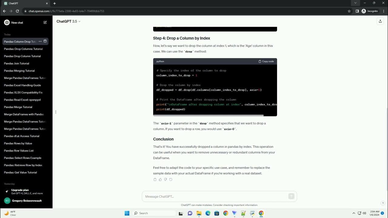 How To Drop A Column In Pandas By Index YouTube how-to-drop-a-column-in-pandas-by-index-youtube