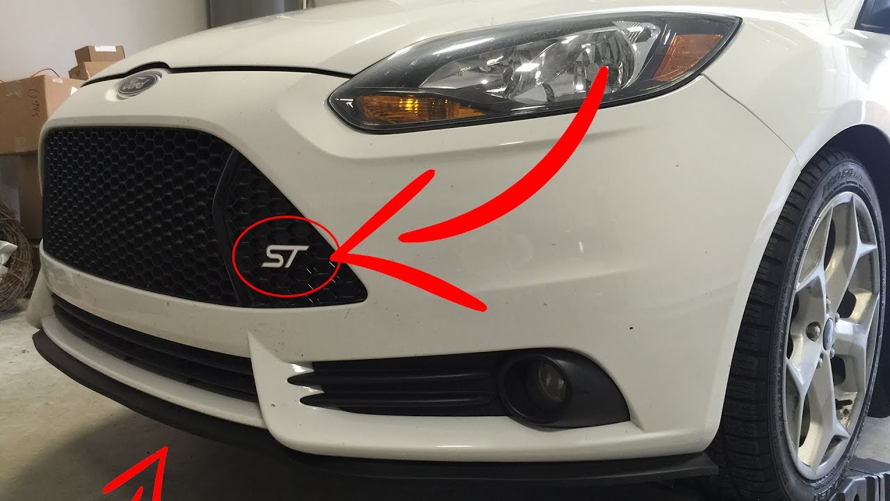 How to Install EZ Lip and Vinyl Wrap Emblems on Focus ST - YouTube