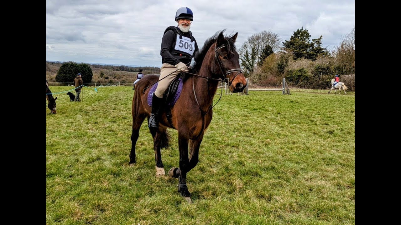 Aurora's first Hunter Trial, Mid-Surrey Pony Club 70cm - YouTube