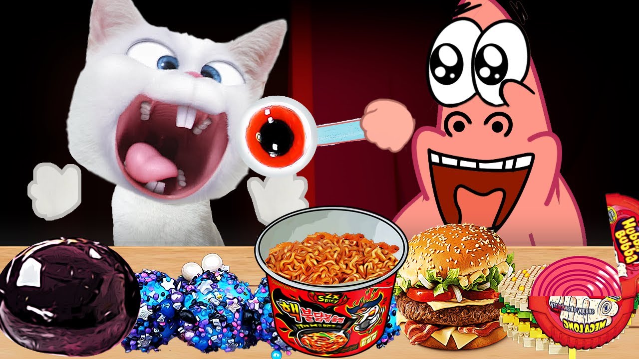 Kitty VS SpongeBob Maltesers Mukbang Animation 키티 뚱이 몰티져스 먹방 DADADA 다다다 ...