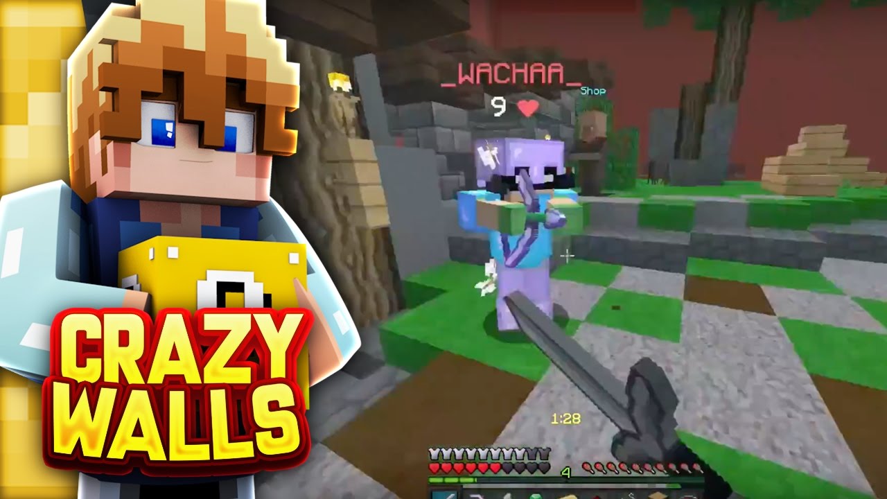 BOW SPAM!! (Minecraft Crazy Walls - Ep.3) - YouTube