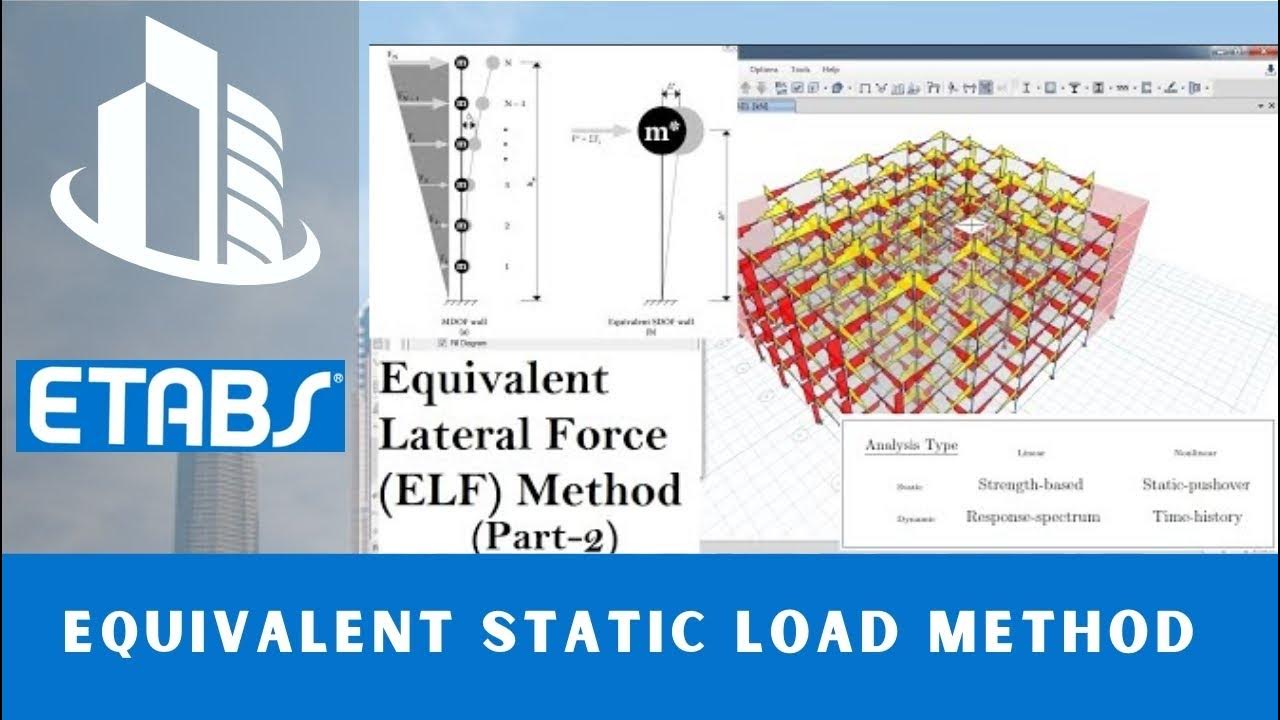 CSI ETABS - 18 - Equivalent lateral Force Analysis Method or Equivalent Static Load Method ...