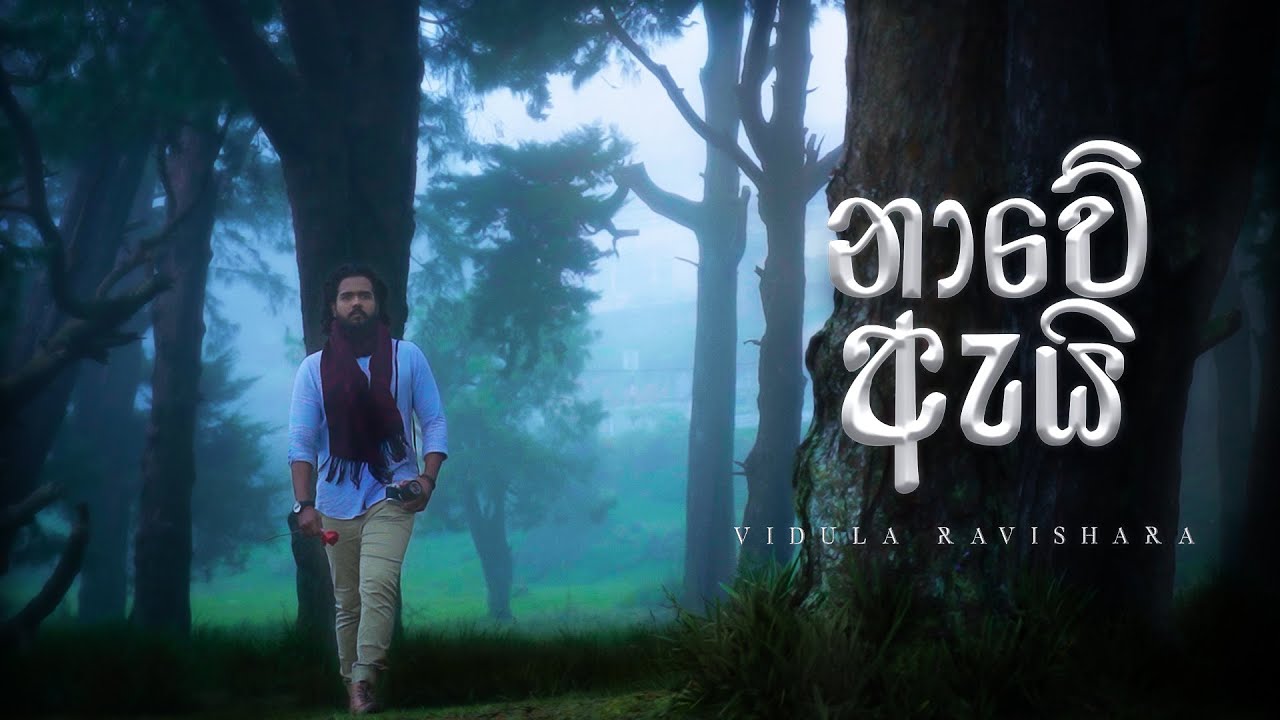 Vidula Ravishara Naawe Ai නාවේ ඇයි Lyric Video Youtube