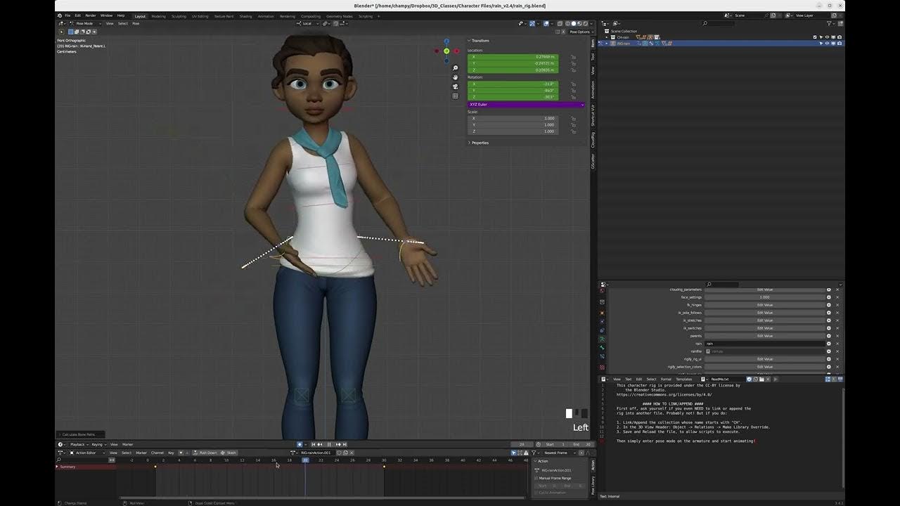 Blender Tutorial 35 - Using the graph editor to improve animation arcs ...