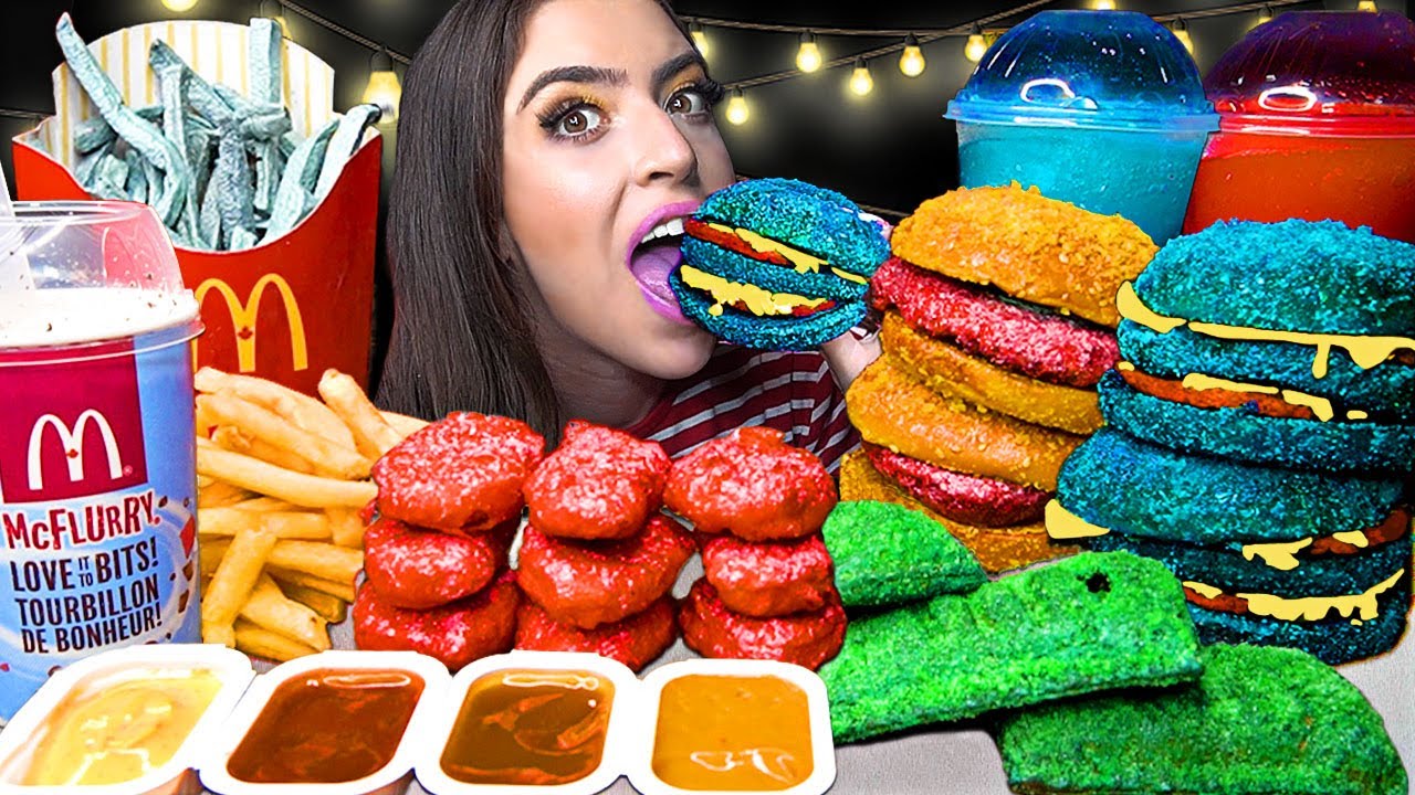 ASMR MCDONALDS SECRET MENU, BIG MAC, OREO MCFLURRY, NUGGETS, MCCHICKEN ...
