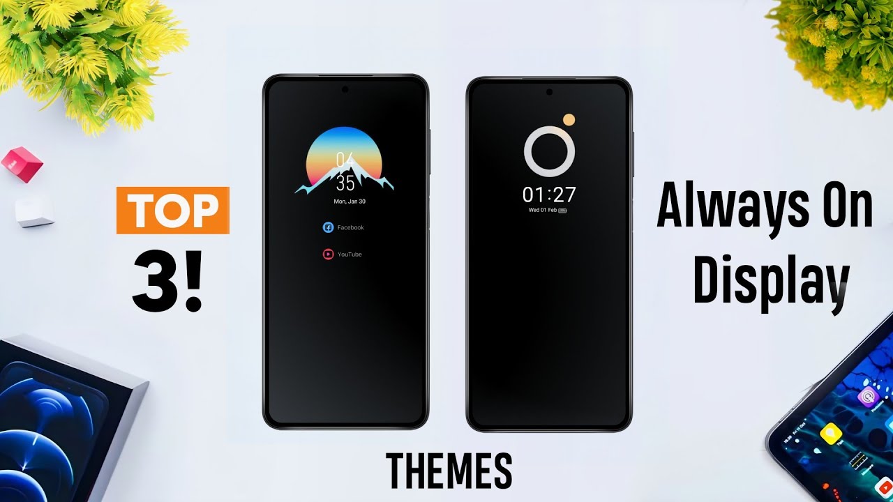 Top 3 Always On Display Themes for Redmi, Poco & Xiaomi Phones | Always ...
