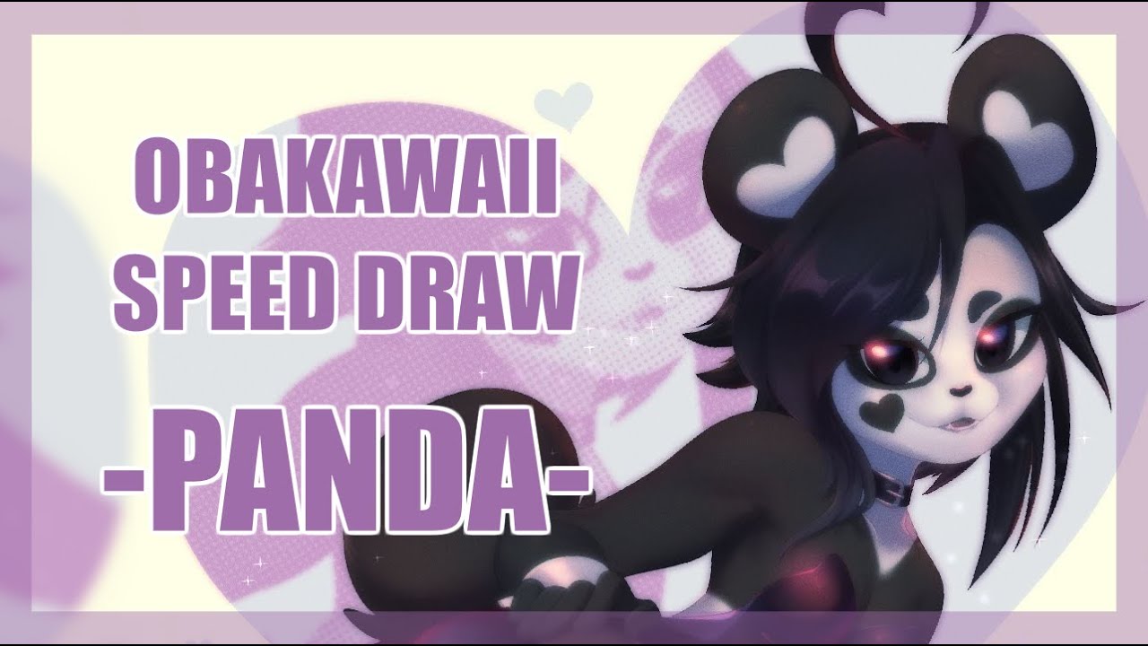 Obakawaii Speed Draws - Panda - Fanart - YouTube