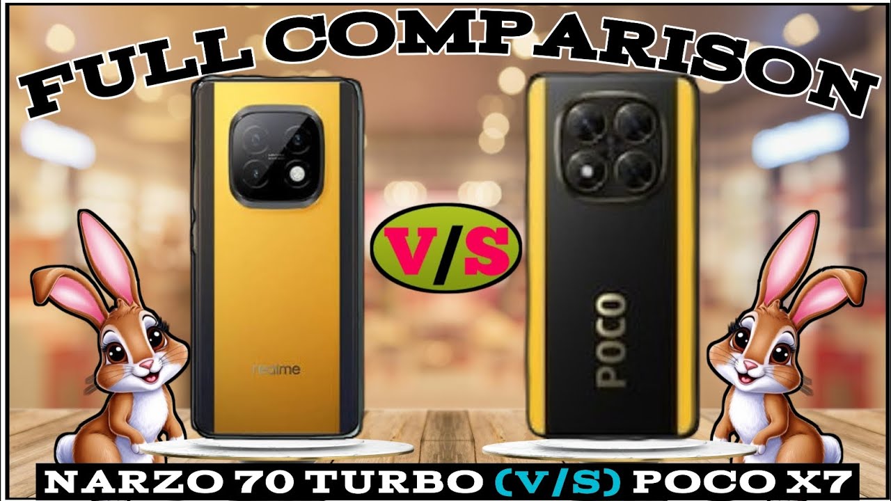 REALME NARZO 70 TURBO (V/S) POCO X7⚡ FULL COMPARISON VIDEO🔥TECH SANTANU ...