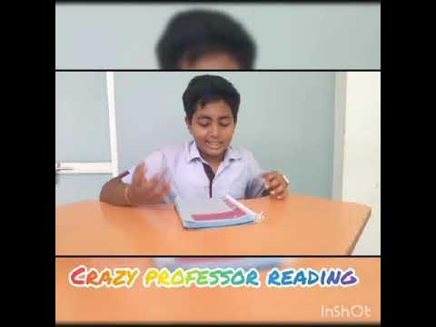 RAJA RAHAV| GRADE 7C | CRAZY PROFESSOR READING METHOD | ACHARIYA ...