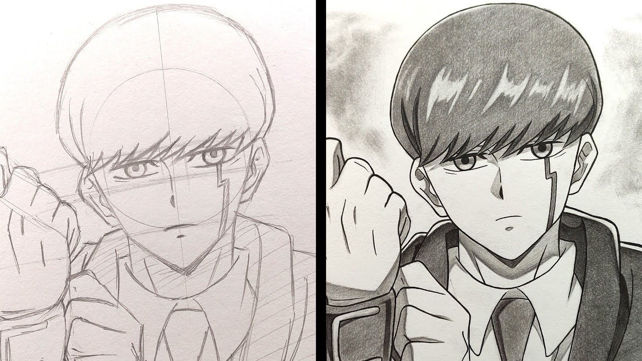 How to Draw Mash Burnedead - [Mashle: Magic and Muscles] - YouTube