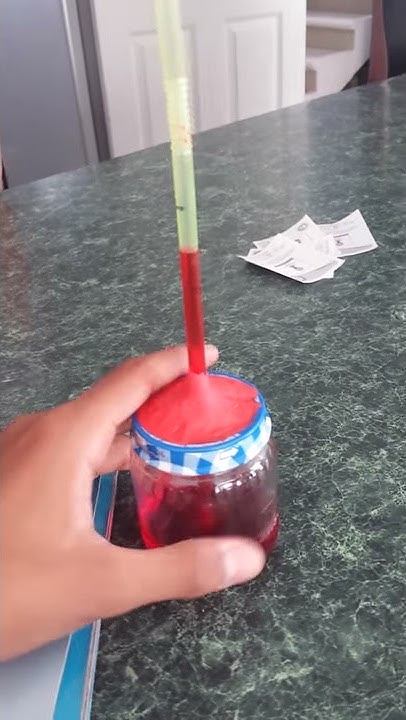 Como haser un termometro casero - YouTube