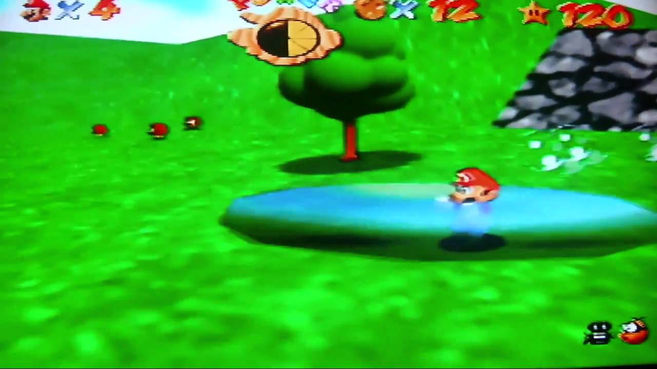 Super Mario 64 - Invisible Bomb Glitch - YouTube