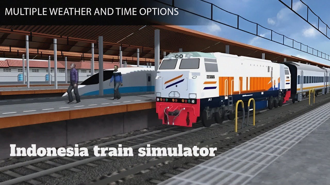 Indonesia train simulator gameplay|| train simulator - YouTube