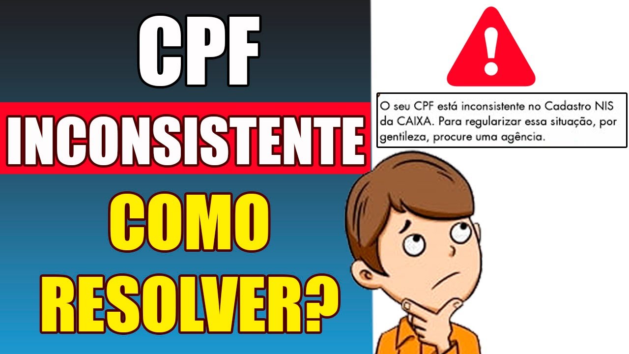 CPF Inconsistente Como Resolver? | Tire suas Dúvidas! - YouTube