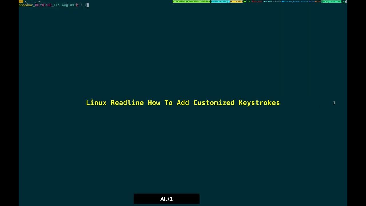 Linux Readline How To Add Customized Keystrokes 2024_08_09_03:18:20 - YouTube