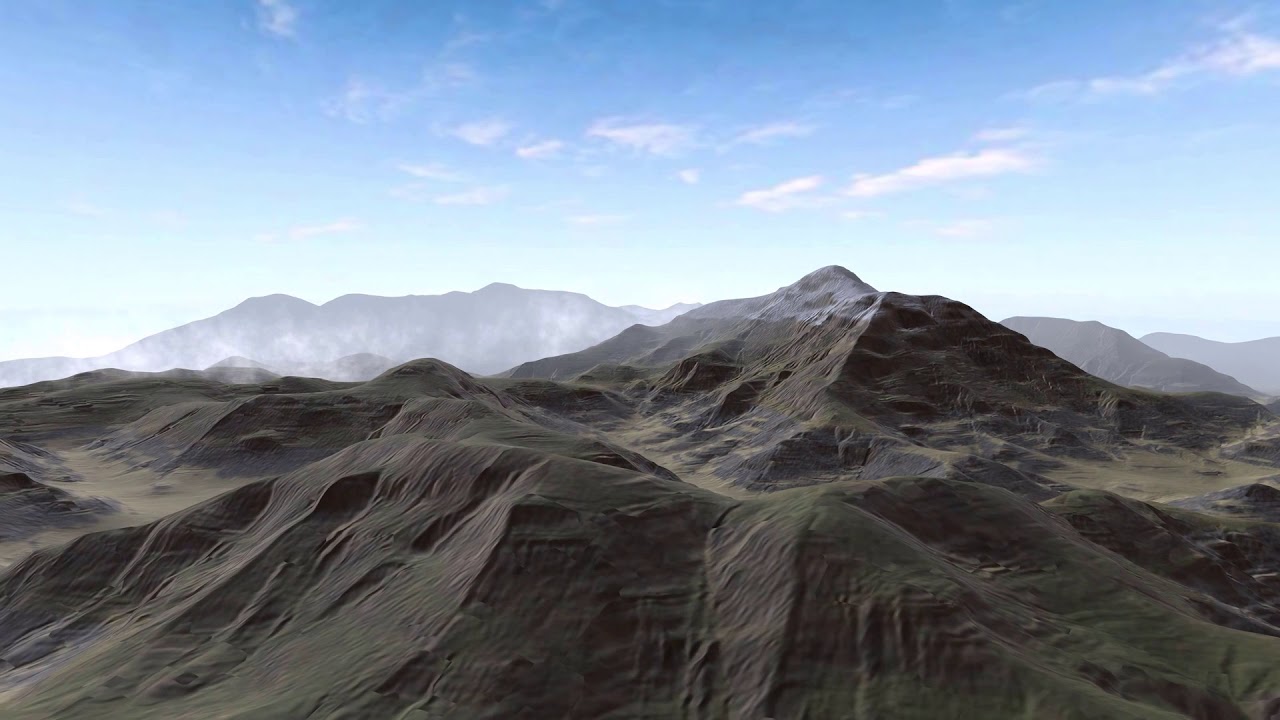 iclone large terrain ? just an idea, no tutorial - YouTube