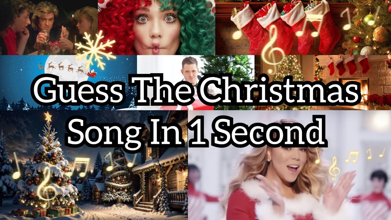 Guess The Christmas Song In 1 Second - 30 Rapid Fire Questions - YouTube