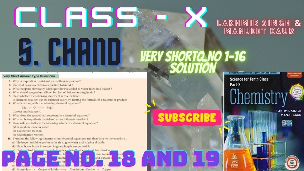 CHAPTER 1 CLASS X S CHAND CHEMISTRY BOOK CHAPTER 1 Q ANS SOLUTION chapter-1-class-x-s-chand-chemistry-book-chapter-1-q-ans-solution