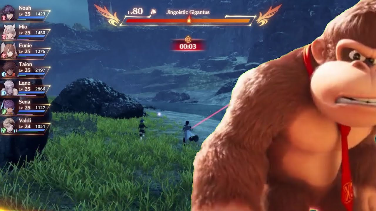 When You Find The Level 80 Monkey In Xenoblade - YouTube