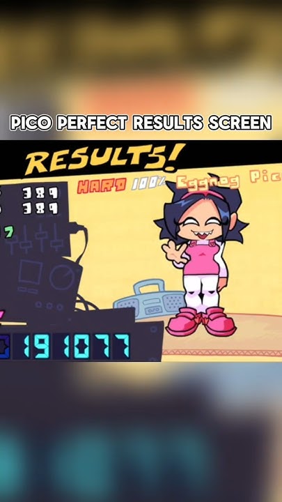 FNF PICO PERFECT RESULTS SCREEN (OFFICIAL) #fnf #fridaynightfunkin - YouTube