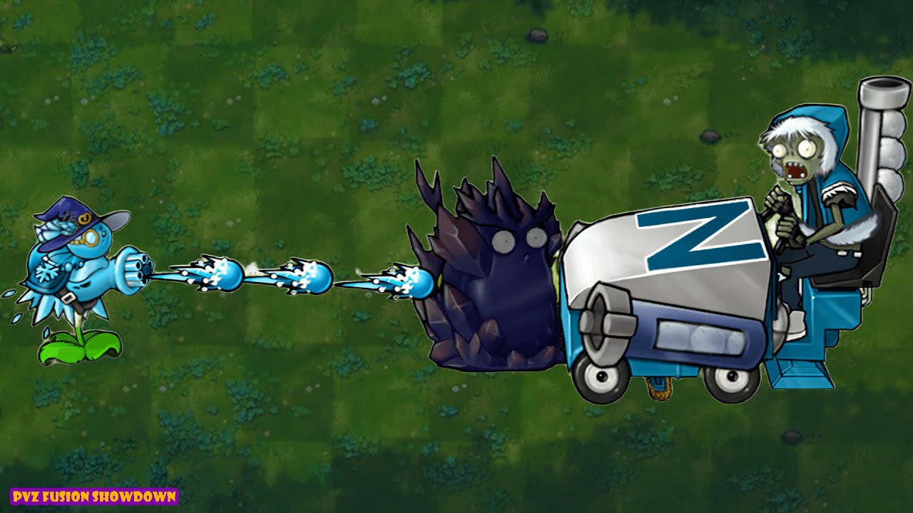 PVZ Fusion 2.3.1 New Zombie - Snowball Ice Truck Zombie - YouTube