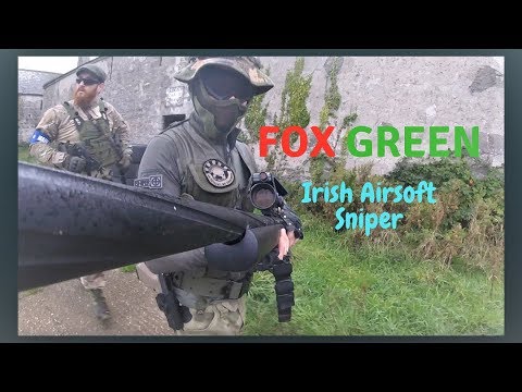 Fox-Green the IRISH NOVRITSCH - Plays SimTac Airsoft Ireland - YouTube