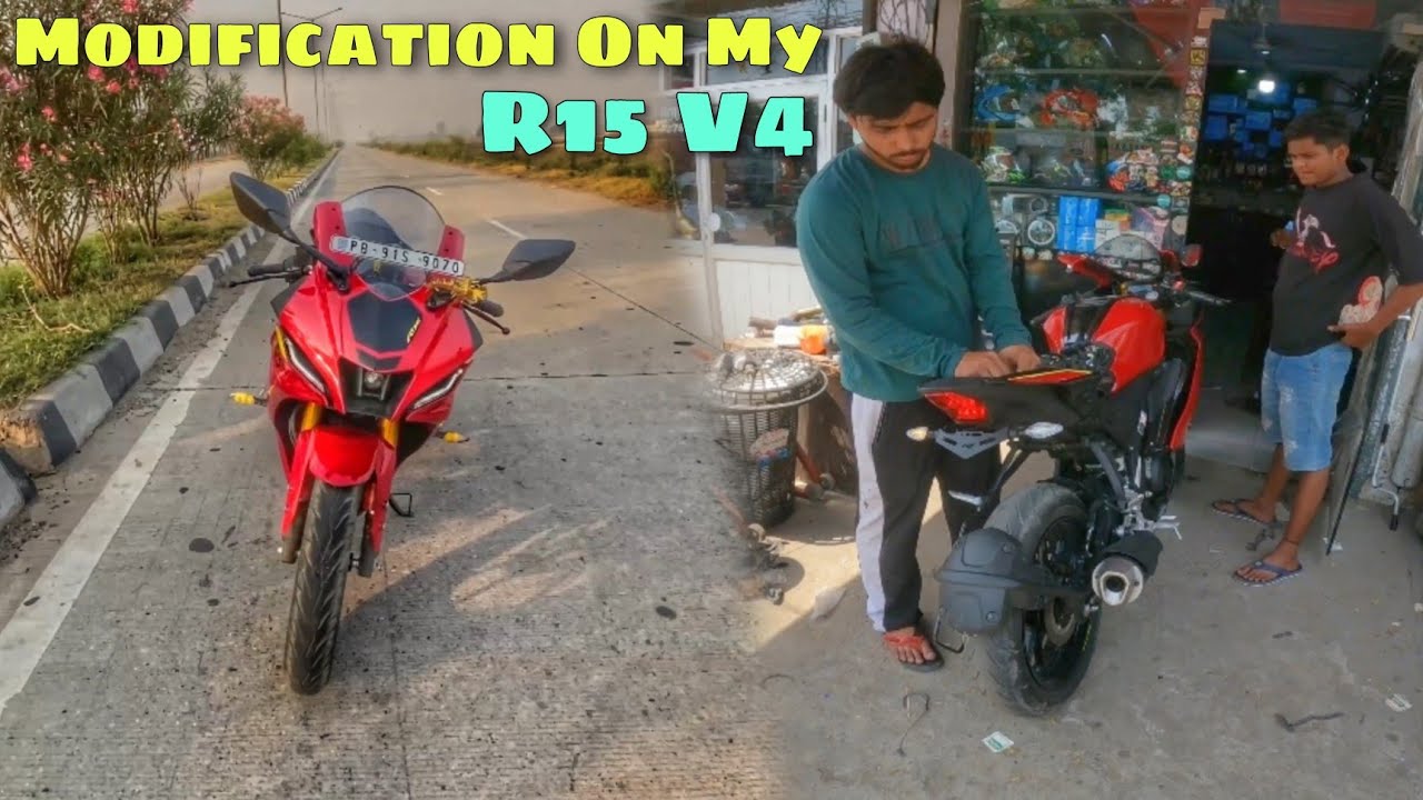 Modification On My R15 V4 BS7 | Tail Tidy | Led Indiactors.... - YouTube
