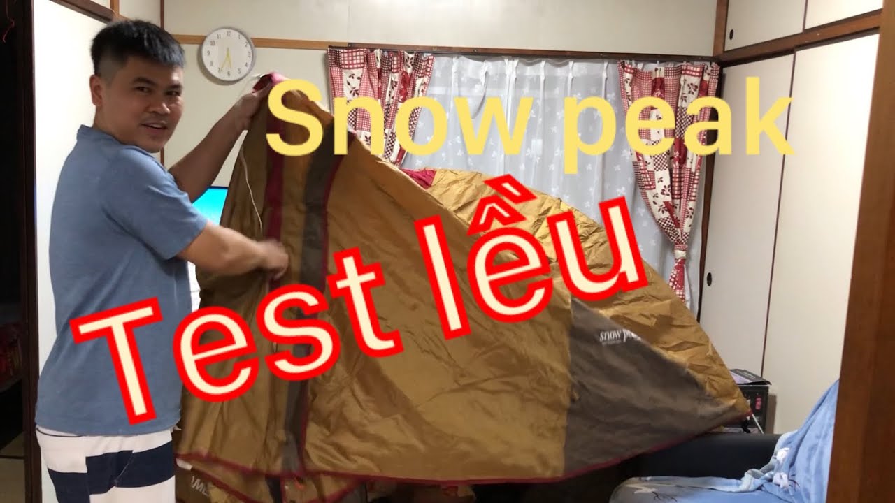 MUA LỀU CŨ SNOW PEAK Ở NHẬT VÀ CÁI KẾT - YouTube