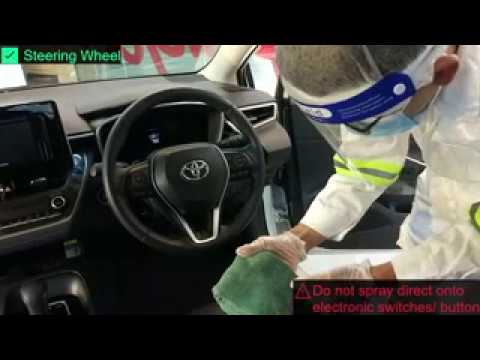 Disinfectant - Toyota Noviruclean - YouTube