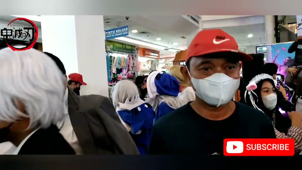 Vlog event wibu di Tamini Square - YouTube