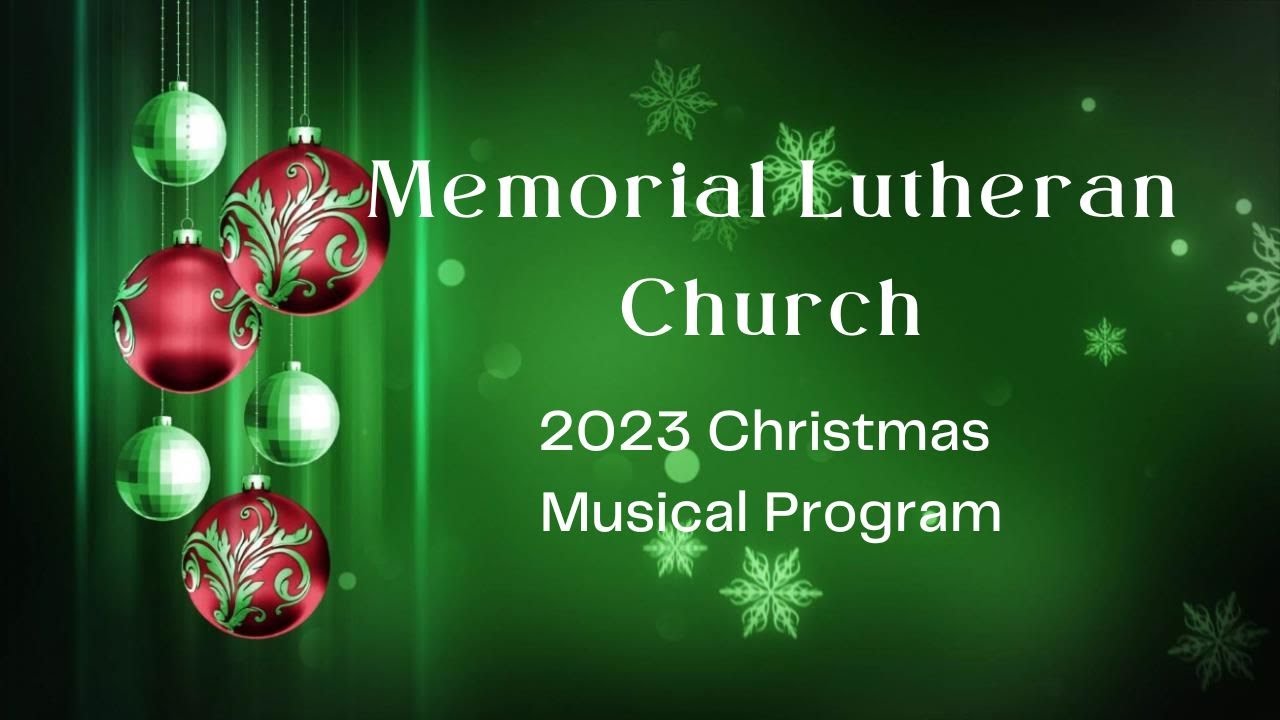 Christmas Musical Program - YouTube