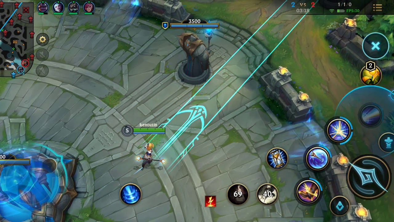 league of legends wild rift game play #1 - YouTube